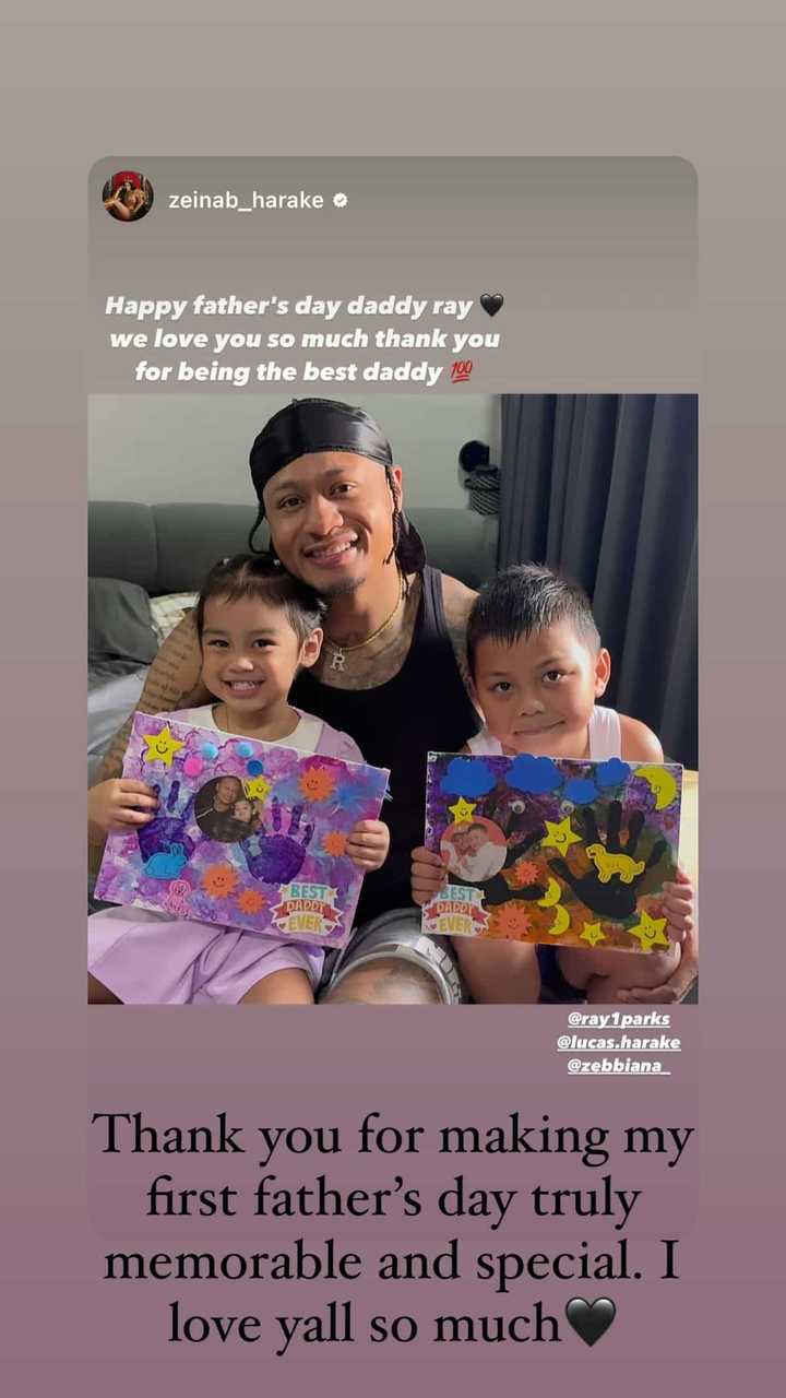 Ray Parks, nagpasalamat sa pagbati ni Zeinab Harake sa kanyang 'first ...