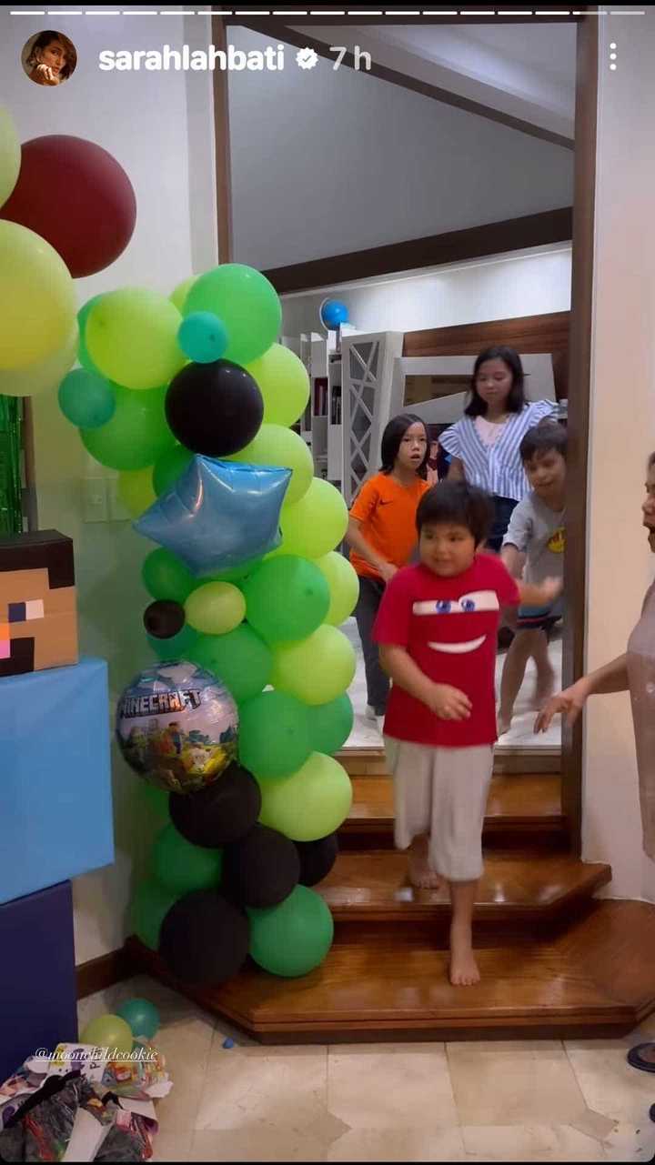 Sarah Lahbati shares video of Kai Gutierrez celebrating birthday with ...