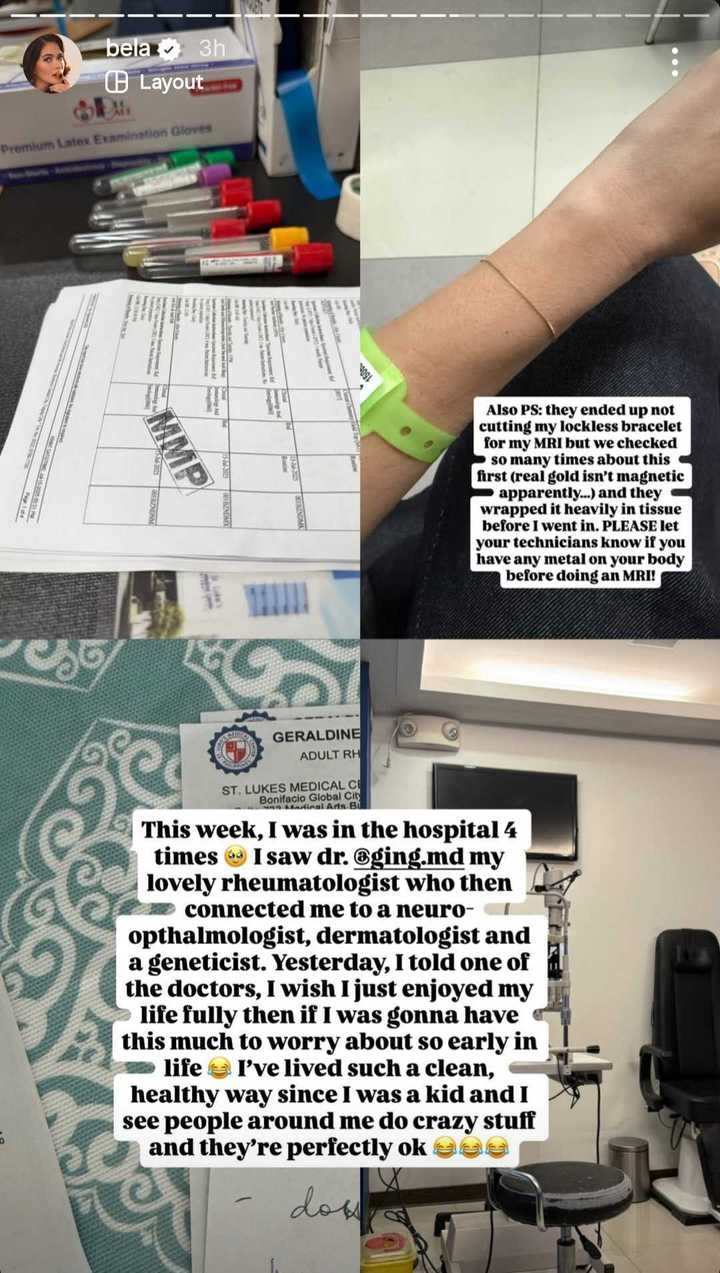 Bela Padilla reflects on life and health in her latest post: "I was in ...