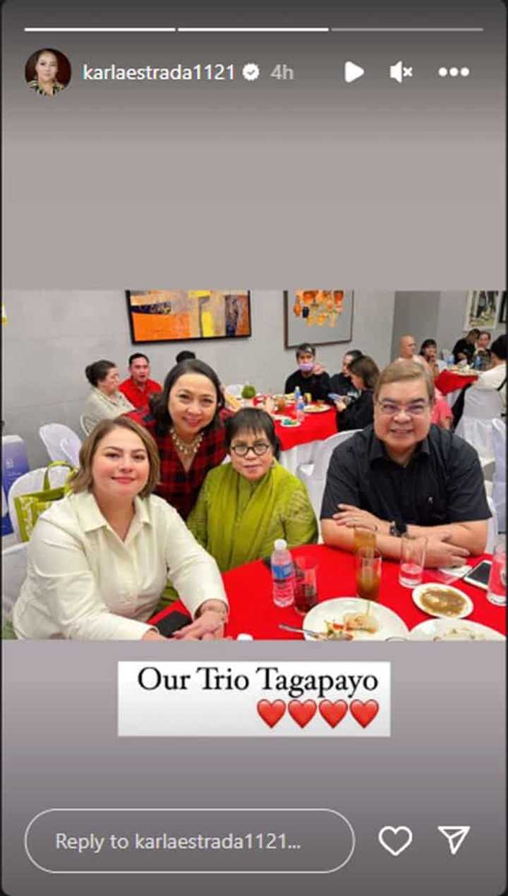 Karla Estrada, nakipagkita sa abogado: "Our trio tagapayo" - KAMI.COM.PH
