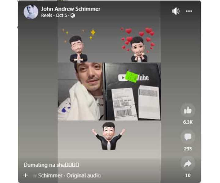 Andrew Schimmer at pamilya, masayang natanggap ang Silver Play Button ...