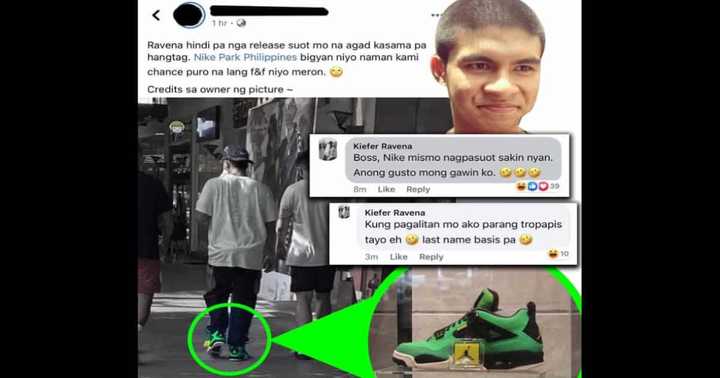 Kiefer Ravena slams netizen over unreleased Jordan shoe comment - KAMI ...